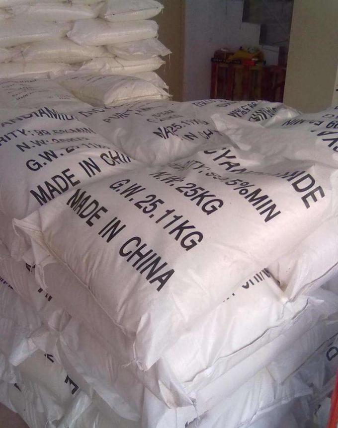 Dicyandiamide Dcd Purity ≥ 99.5% DCDA White Crystal powder Dry Loss %≤ ...
